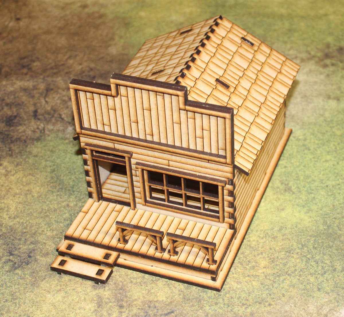 28mm to 35mm MDF Western Building Basic Set – Set of Buildings ...