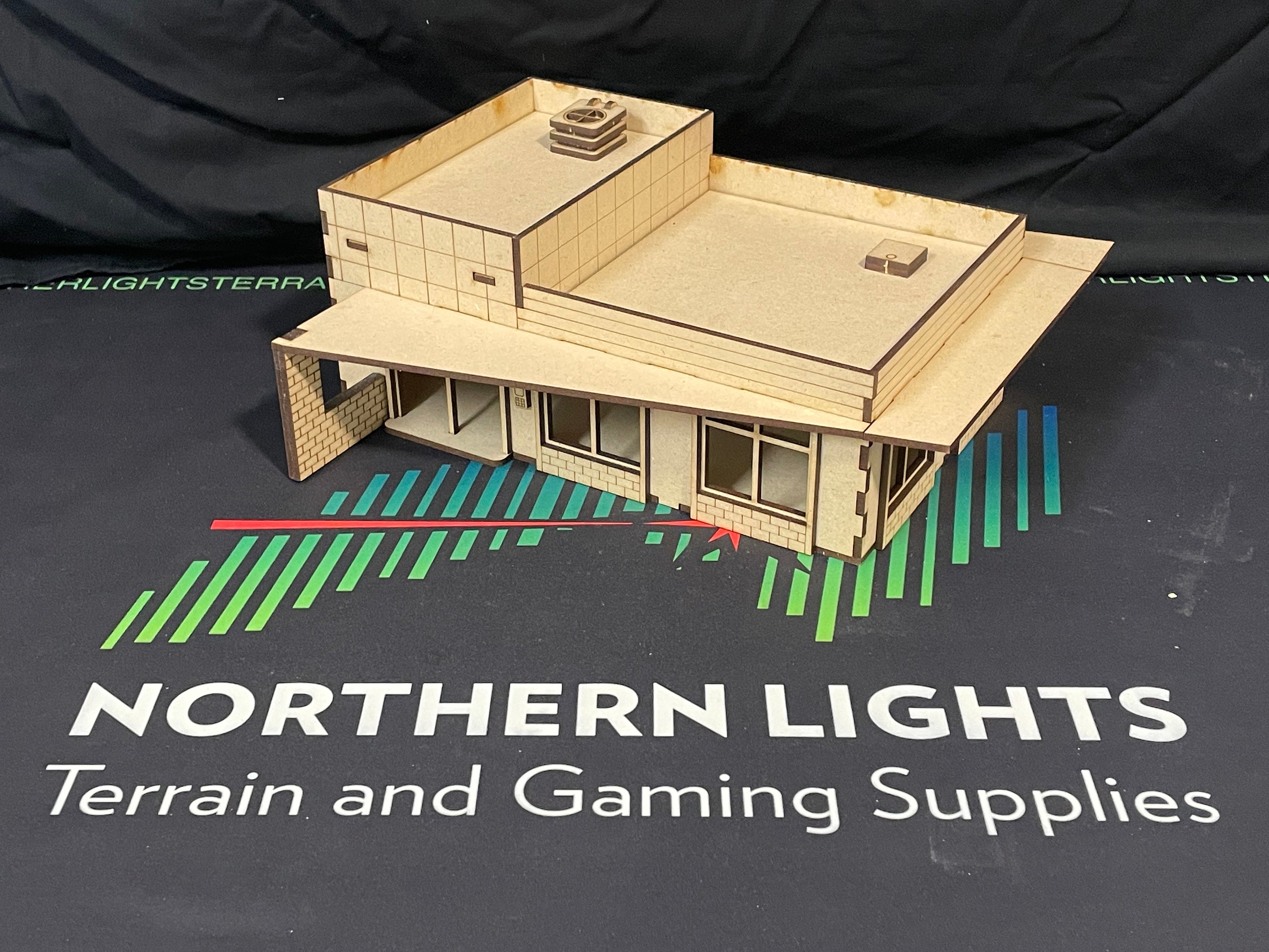 MDF Airport and Air Control Tower Terrain Set - 28mm - Marvel Crisis ...