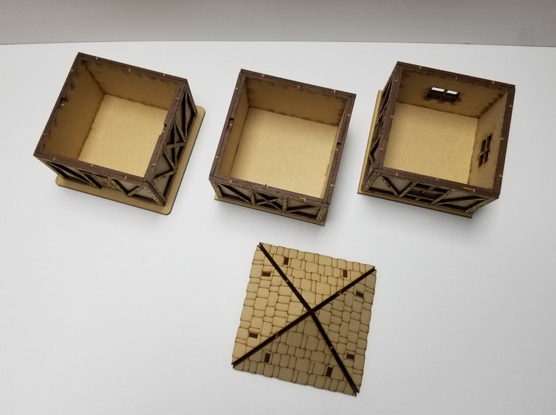 28mm to 35mm MDF Medieval / Fantasy Building Set – for Use With Age of ...