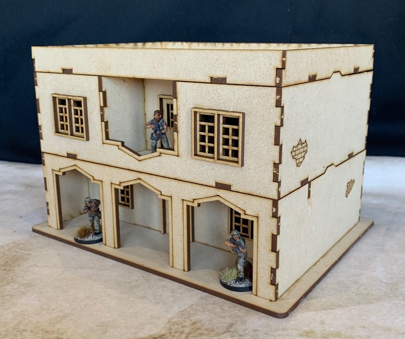 28mm MDF Modern Apartment Set Set of 4 Buildings for Spectre, Modern ...