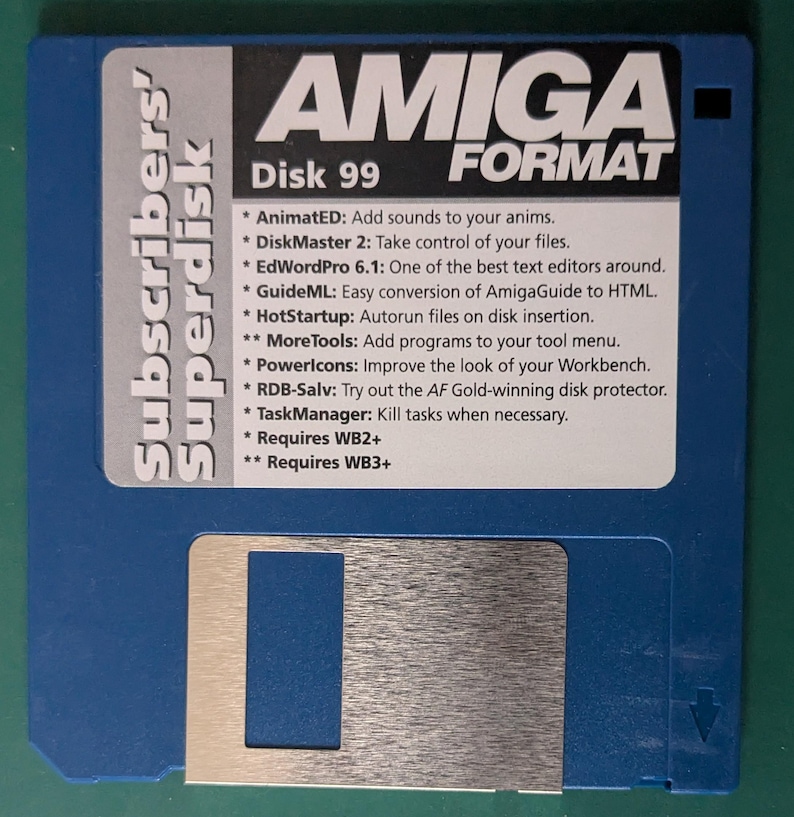 Amiga Format Disk 101 Subscriber Superdisk - Etsy