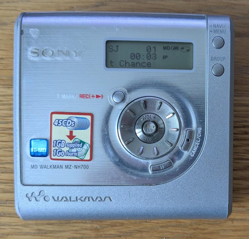 Sony MZ-NH700 Hallo-MD Minidisc Player - Etsy.de