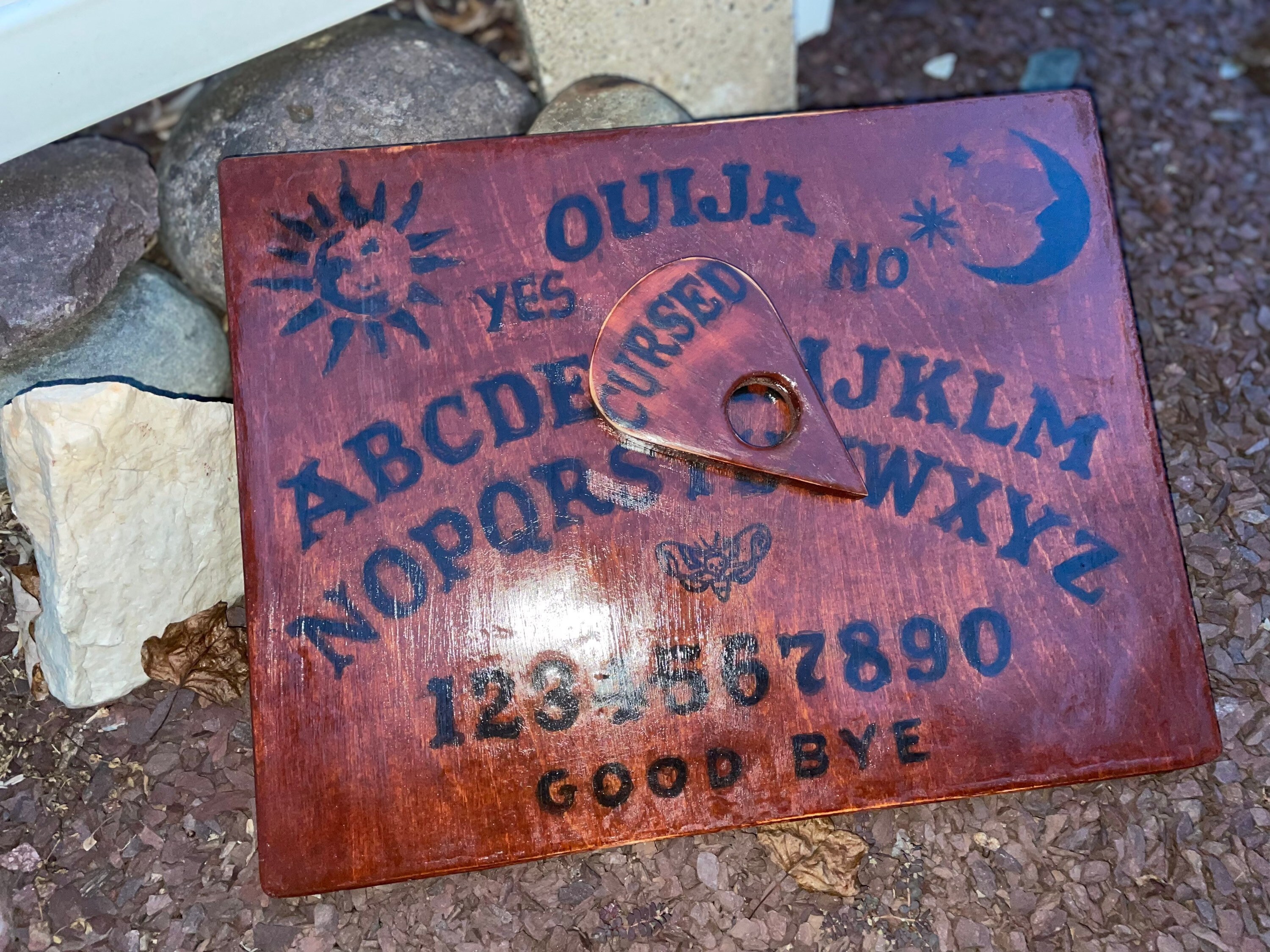 Handmade Ouija Board Spirit Board - Etsy UK