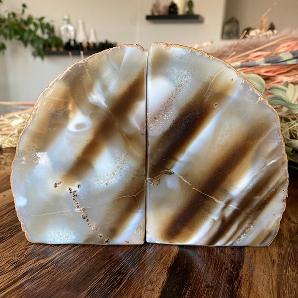 Agate Bookends - Etsy