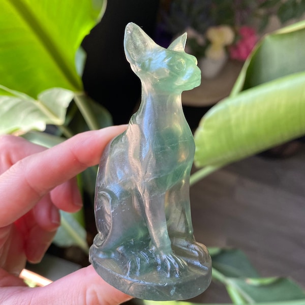 Egyptian Sphinx Cat Statue - Etsy