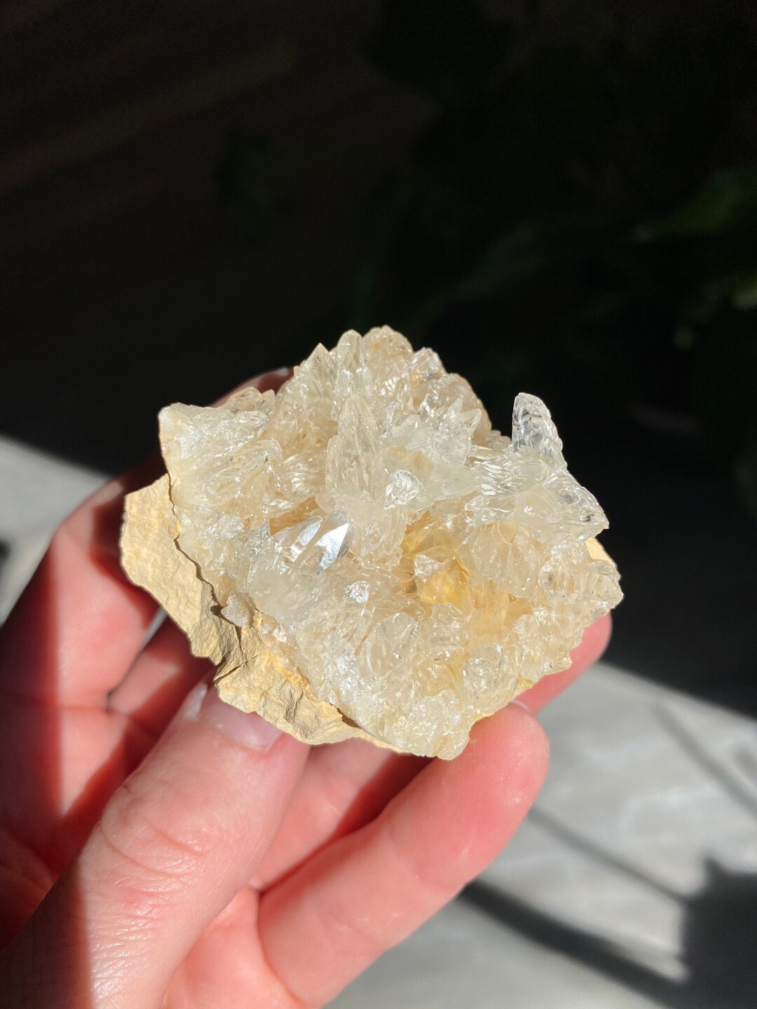 Calcite Crystal Clusters Raw Natural Geode | Natural Lemon Calcite ...