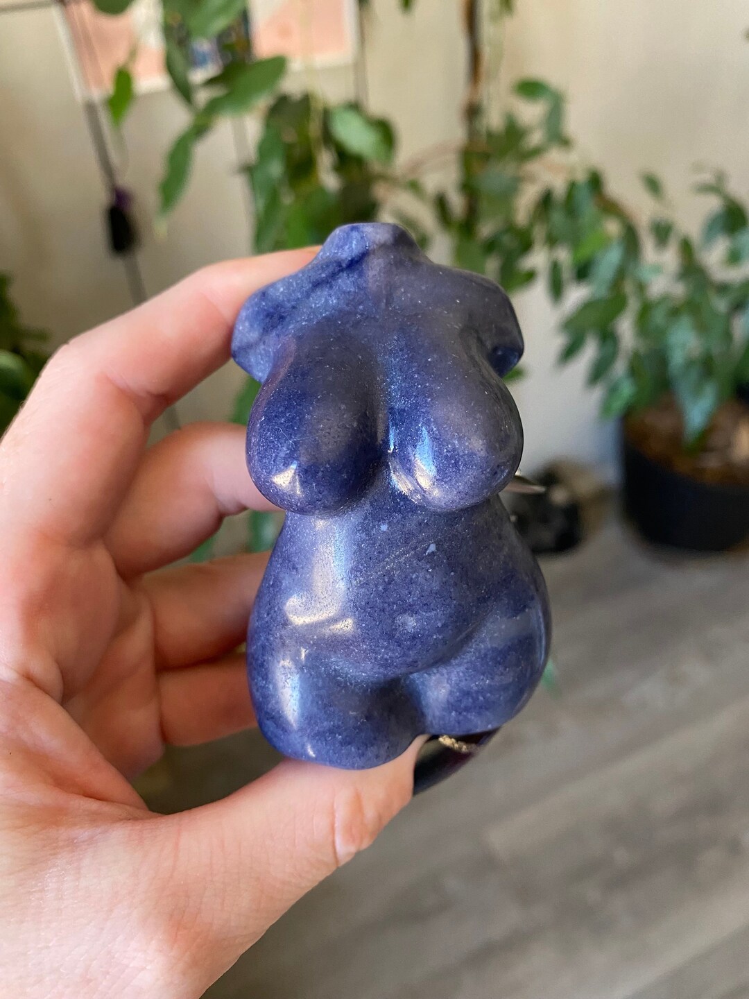 Blue Aventurine Goddess Body Crystal | Natural Stone Carved Female ...