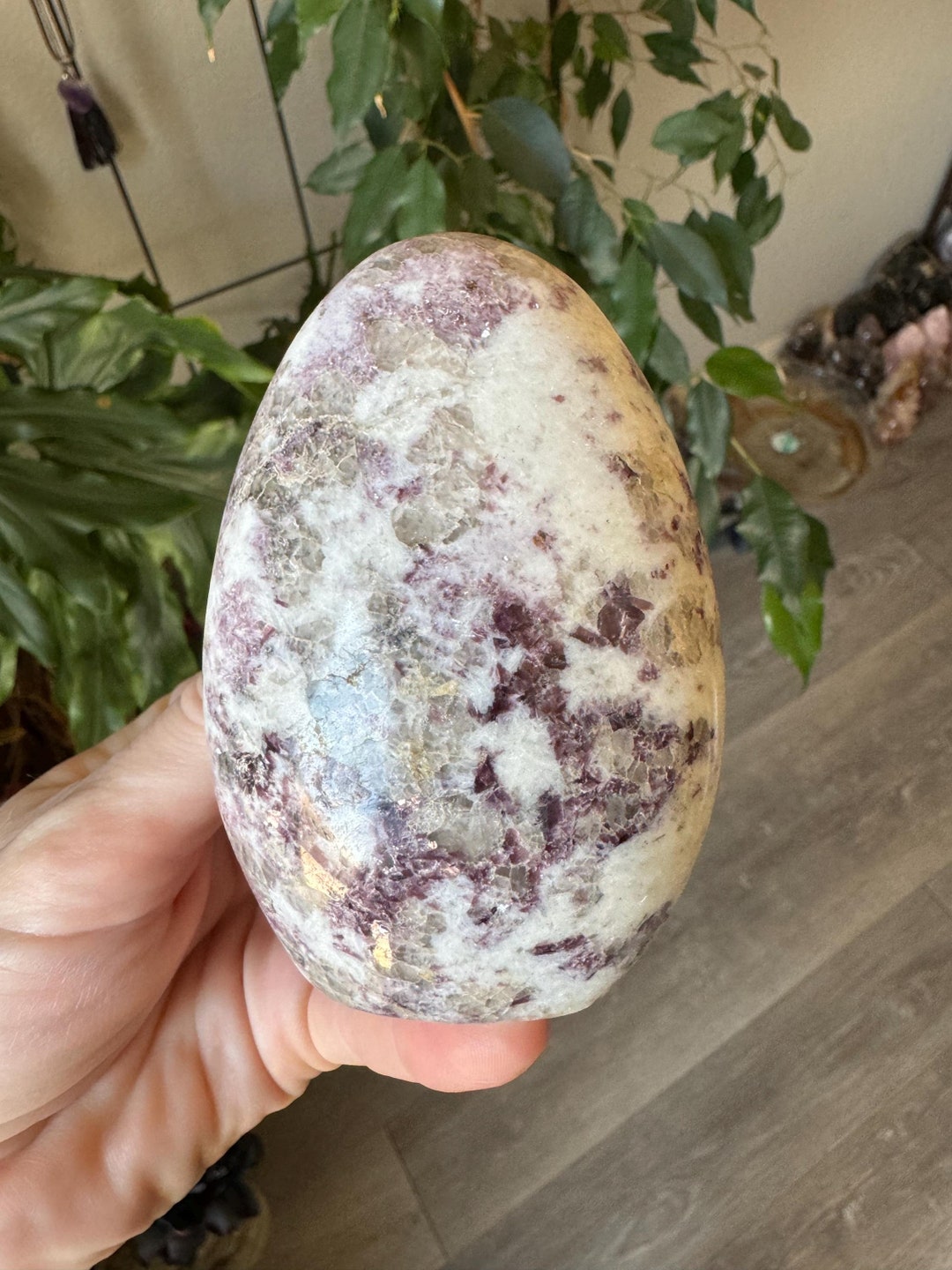 Unicorn Stone Crystal Free Form Natural Large | Lepidolite | Smoky ...