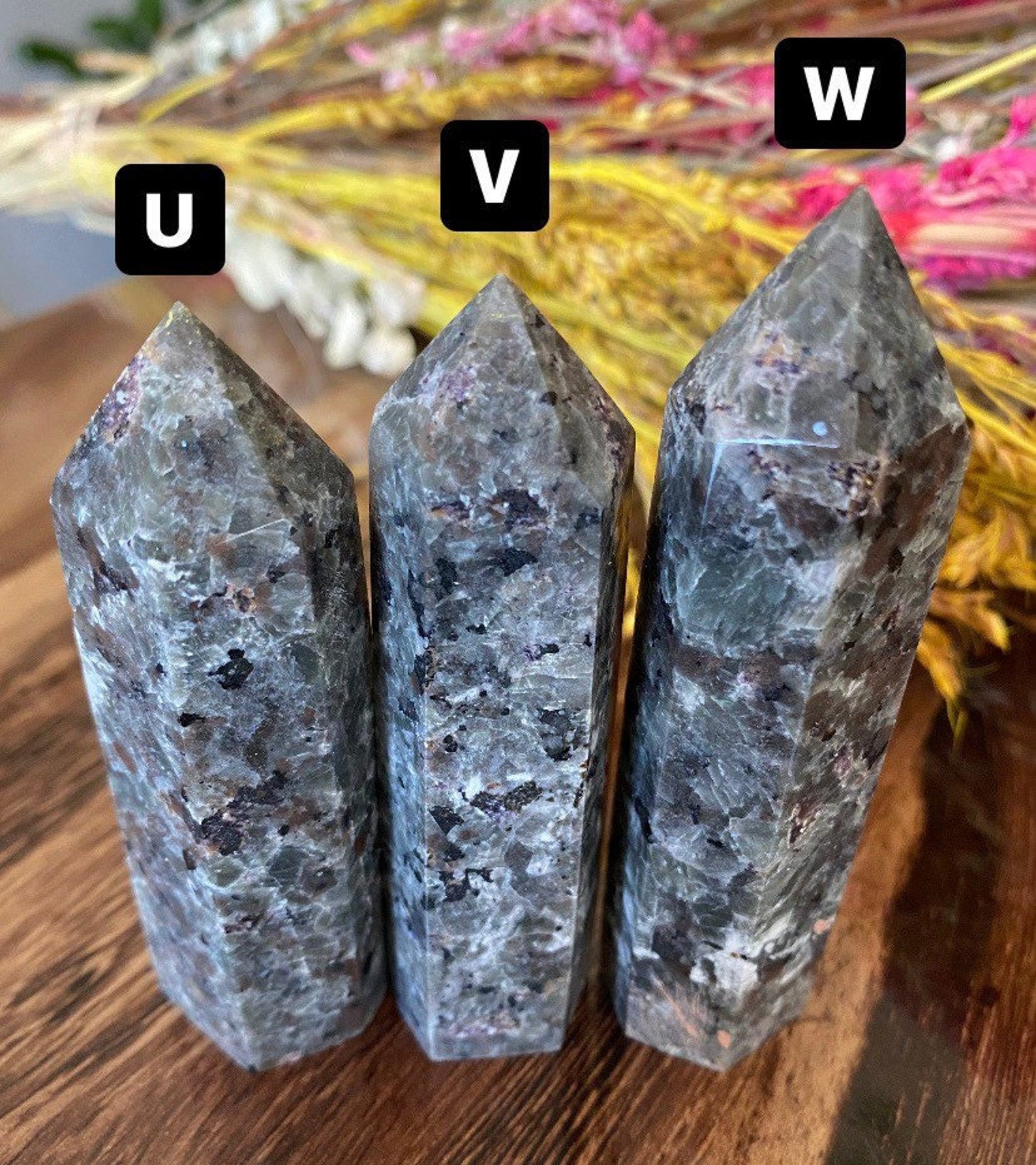 Yooperlite Crystal Tower Point Natural Polished Yooperlite - Etsy