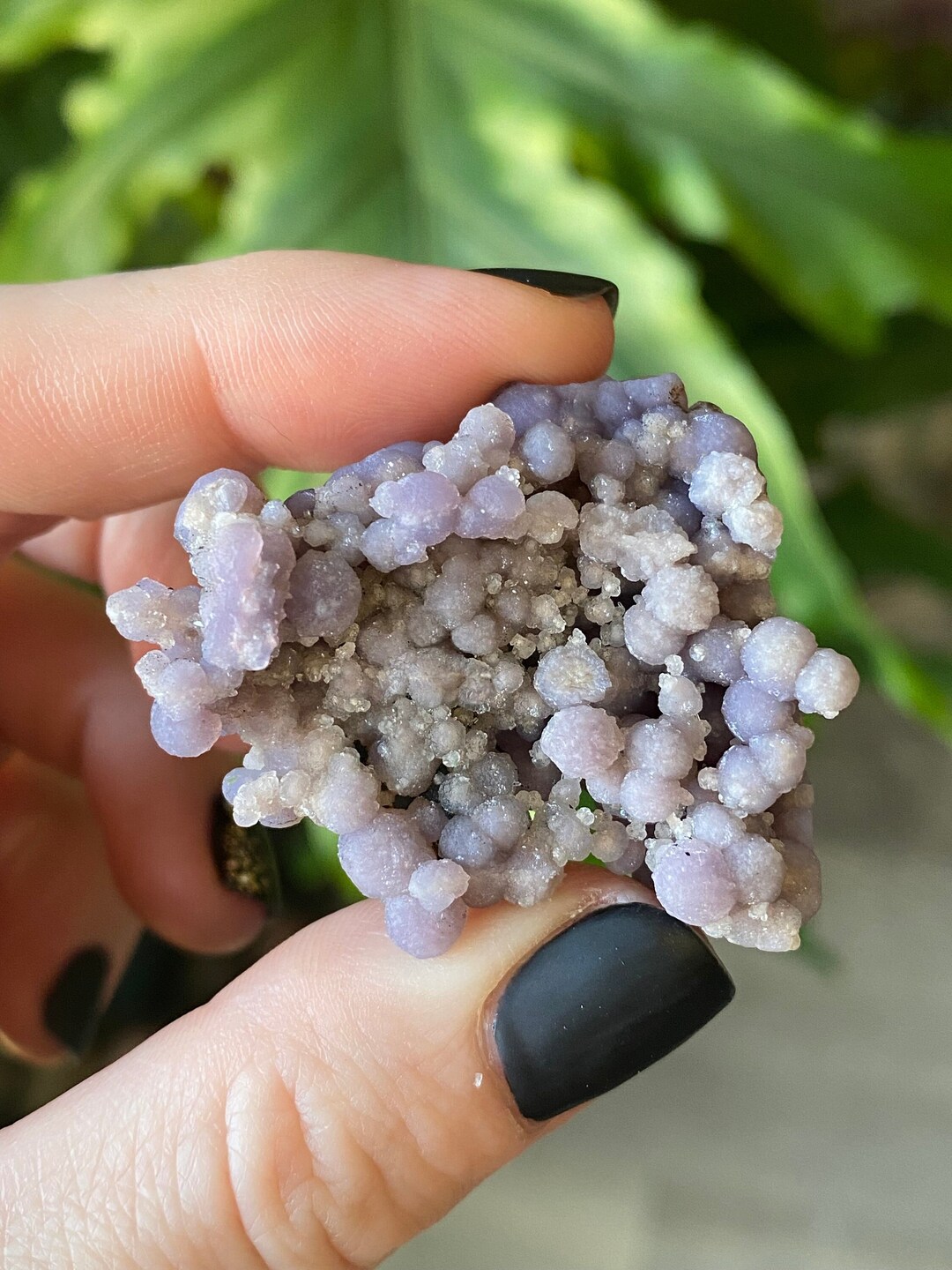 Grape Agate Crystal Clusters | Natural Raw Stone Grape Chalcedony ...