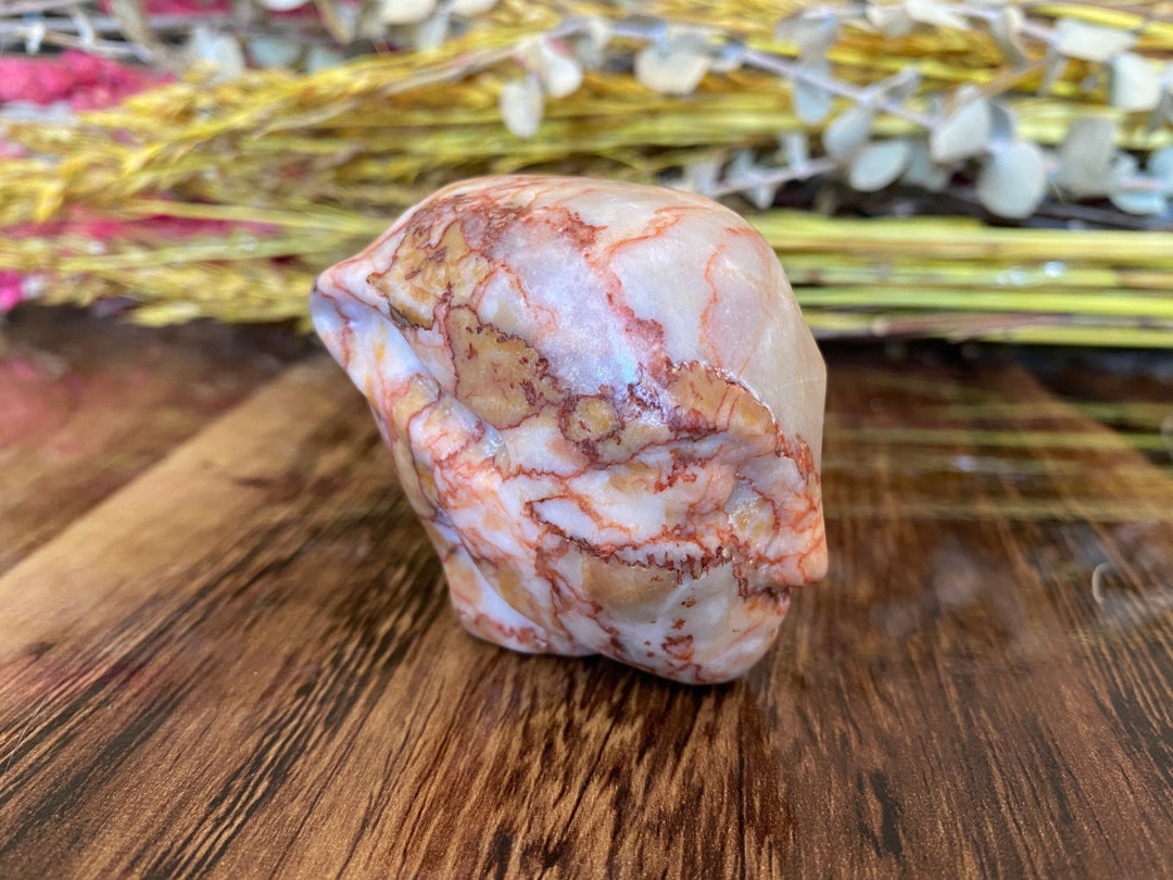 Red Vein Jasper Avatar Crystal | Natural Stone Polished and Carved ...