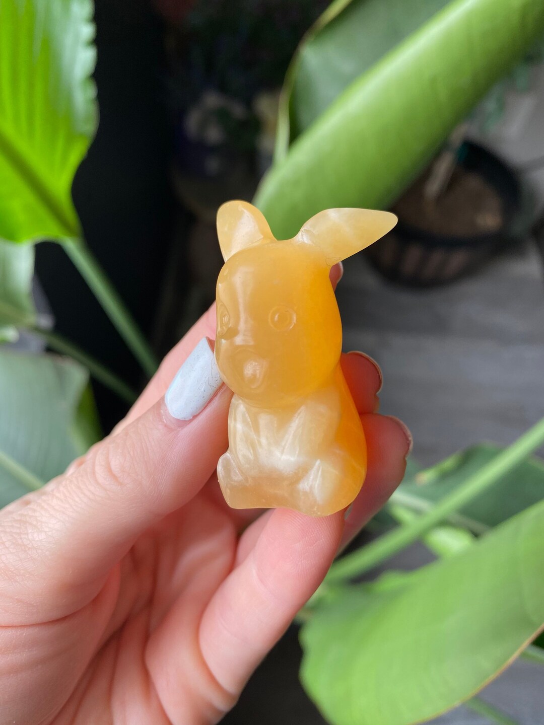 Orange Calcite Pikachu Small | Pokemon Natural Carved Crystal ...