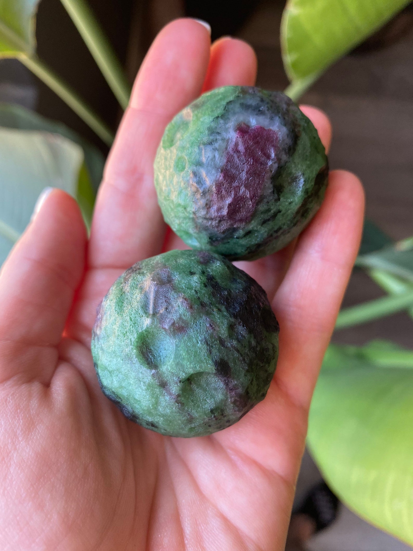 Crystal Full Moon Carved Natural Stone Lepidolite Howlite - Etsy