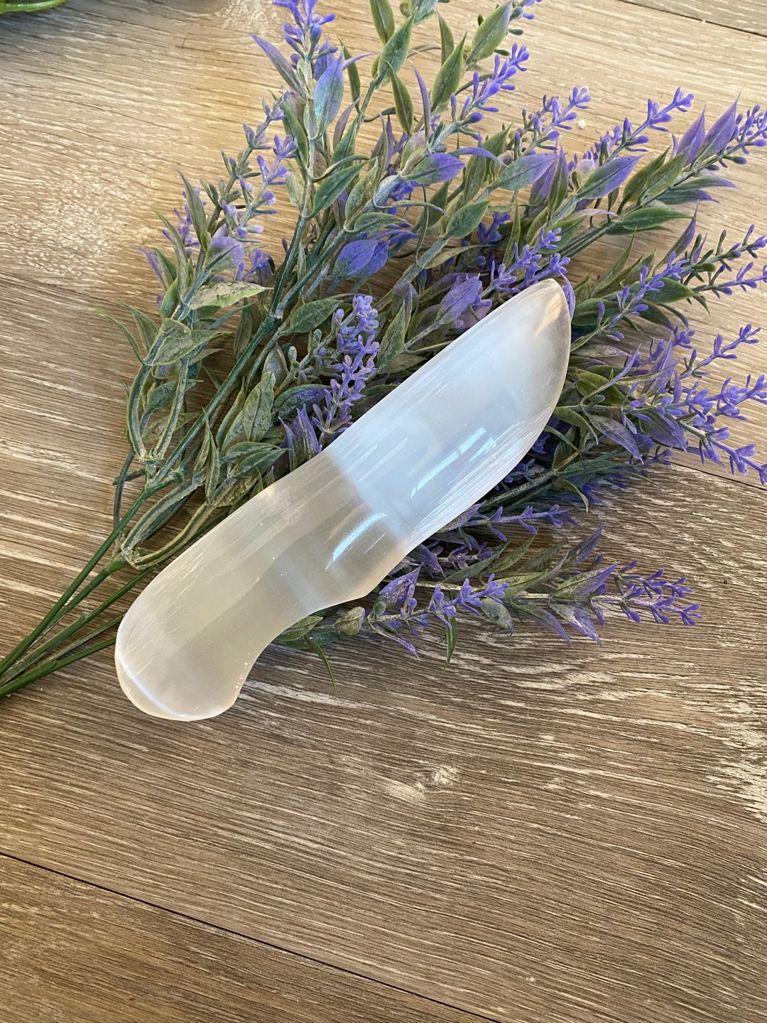 Selenite Dagger | Selenite Crystal Knife | Ritual Crystal Athame | Wiccan Blade | Altar Piece - Etsy