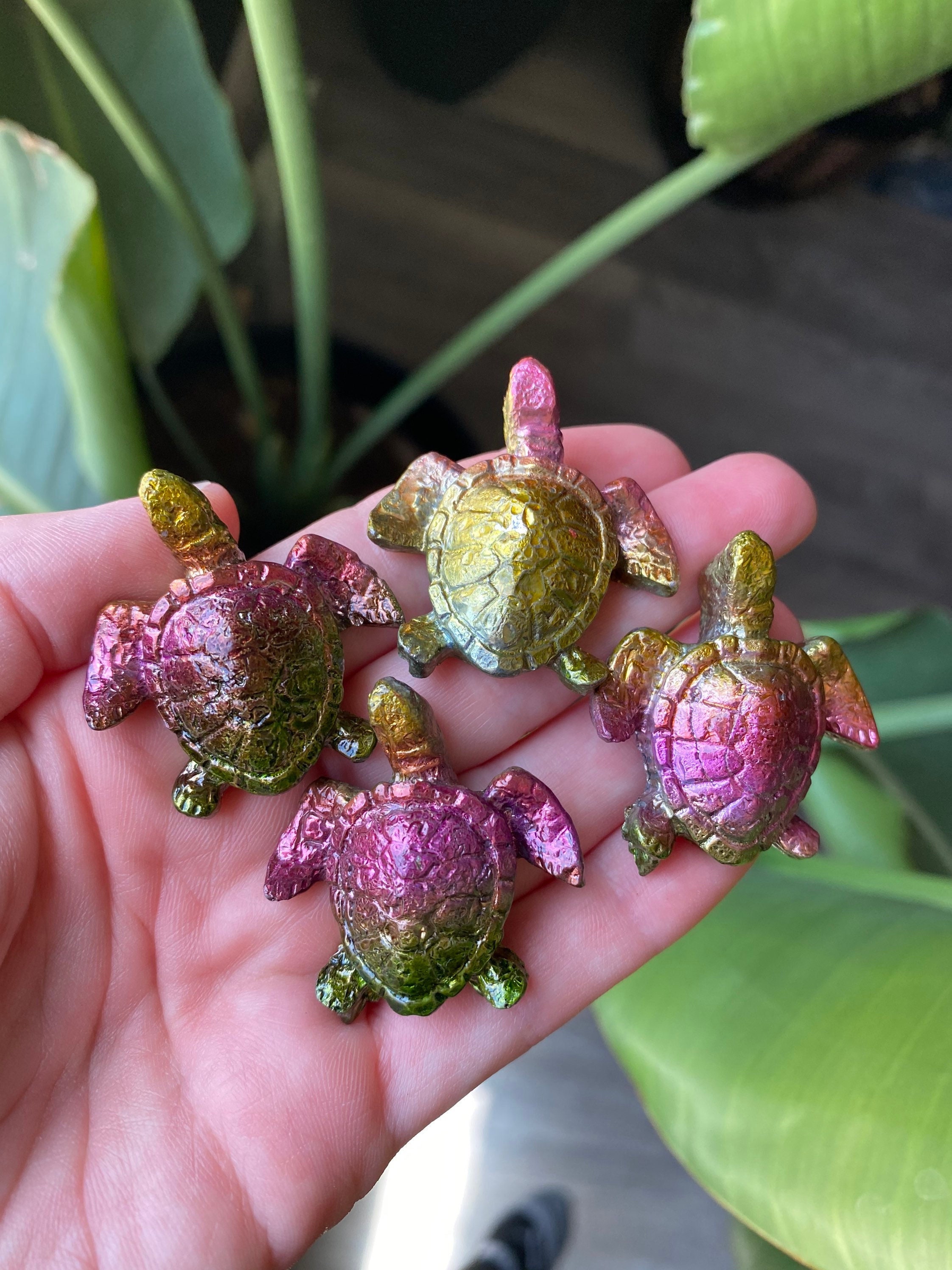 Bismuth Turtle Crystal Rainbow Deposit - Etsy