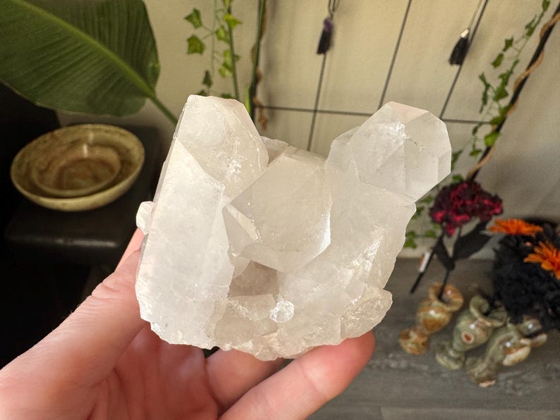 Clear Quartz Crystal | Natural Raw Rough Gemstone | Metaphysical ...