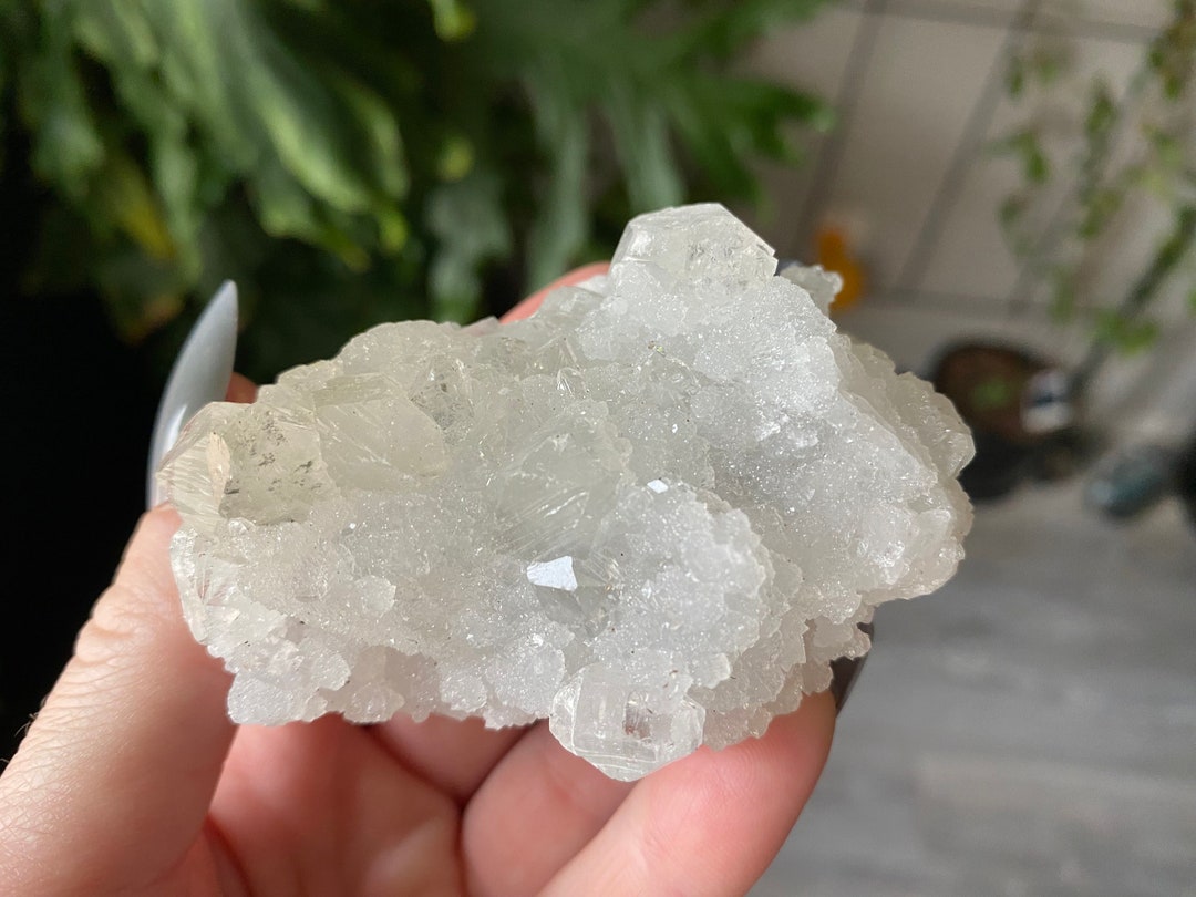 Zeolite Crystal Cluster | Natural Raw Rough Apophyllite & Druzy ...
