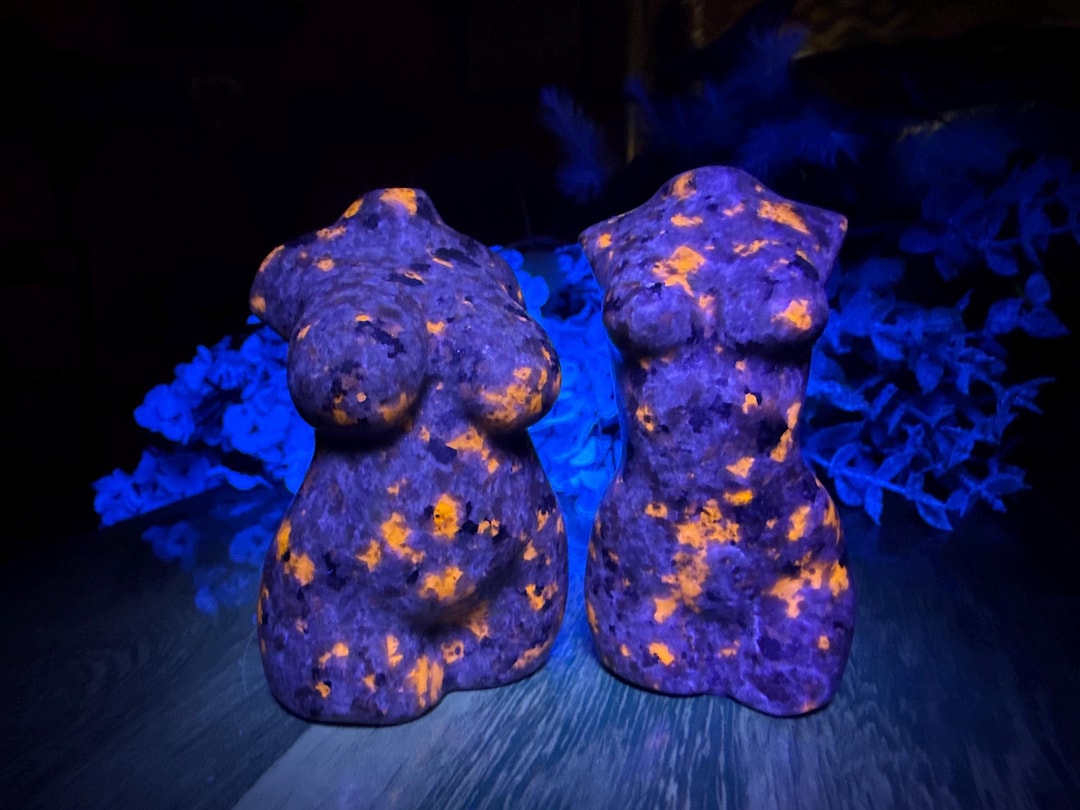 Yooperlite Goddess Body Crystal | Natural Polished & Carved Stone Female Woman Model ...