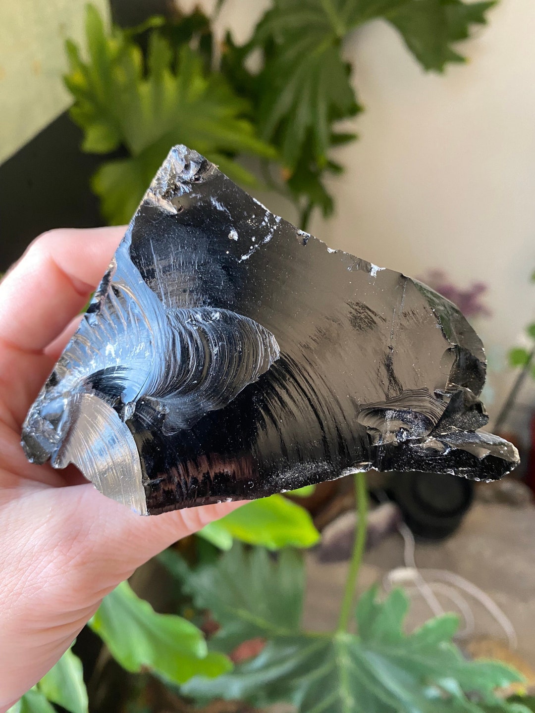Black Obsidian Natural Raw Stone Large | Metaphysical Healing and Home ...