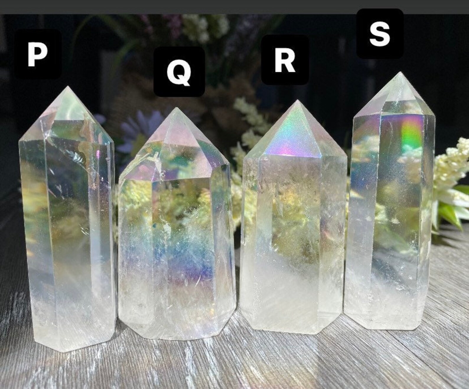 Angel Aura Quartz Crystal Tower Point Generator Metaphysical - Etsy