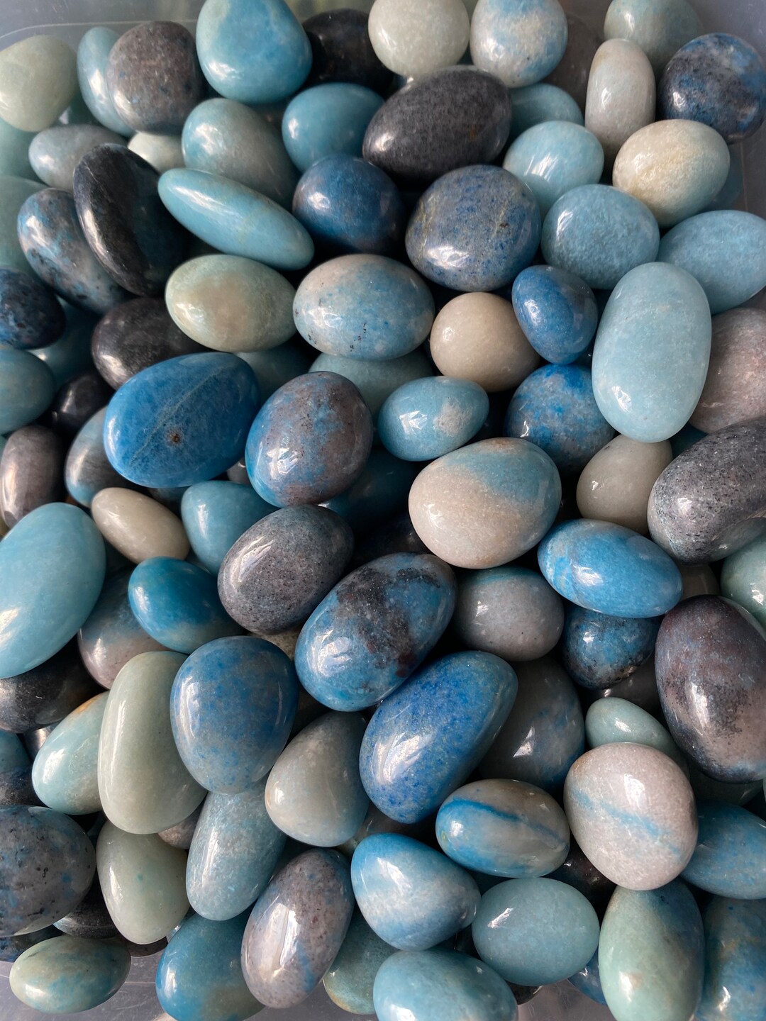 Trolleite Crystal Tumbles | Natural Stone Carved & Polished Smooth ...