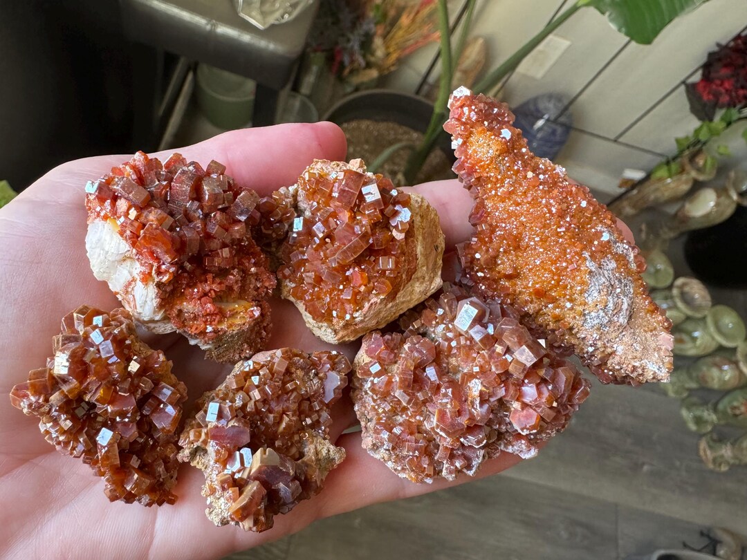 Red Vanadinite Raw Natural Crystal Cluster | Authentic Mineral Specimen ...