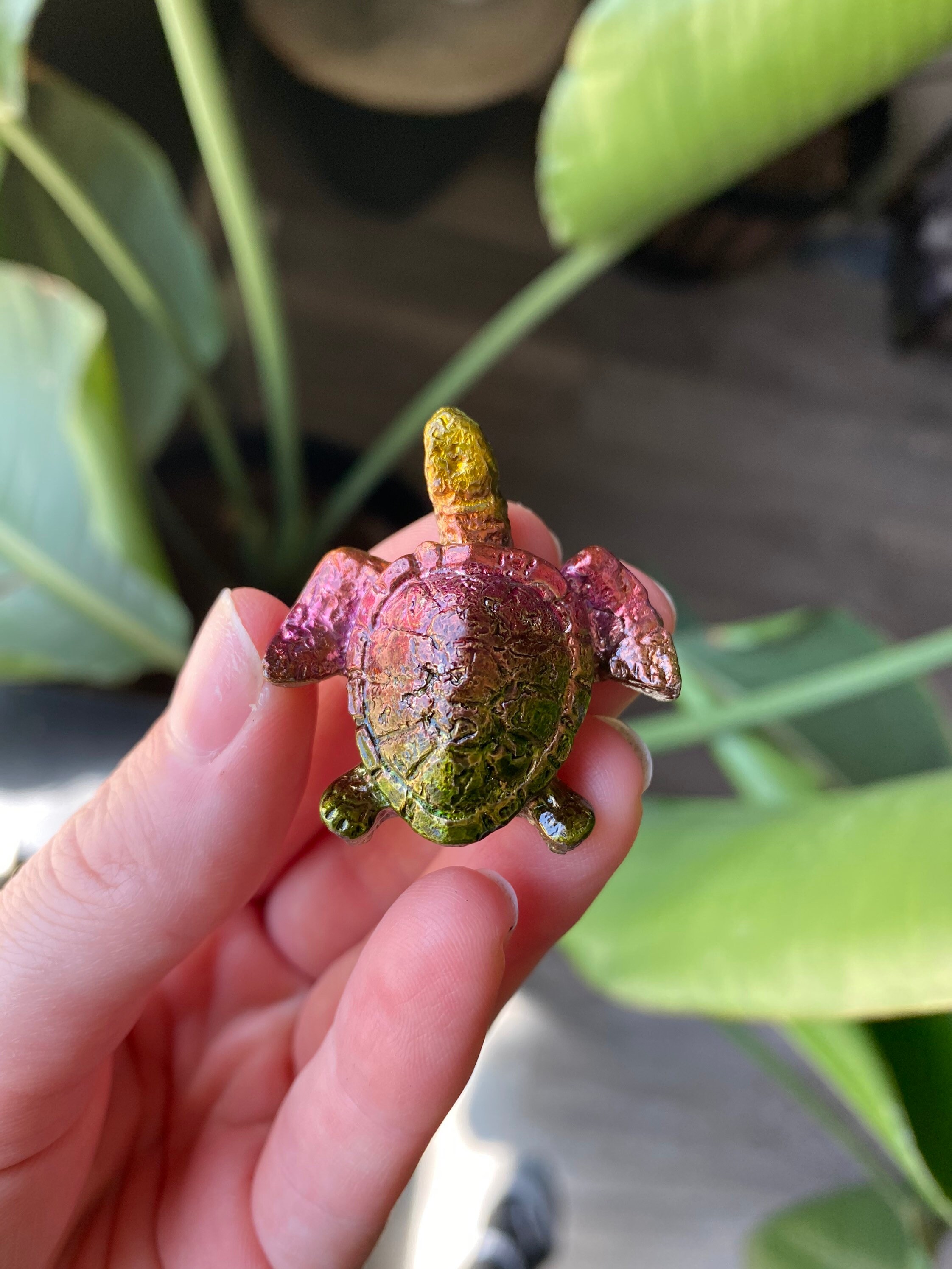 Bismuth Turtle Crystal Rainbow Deposit - Etsy
