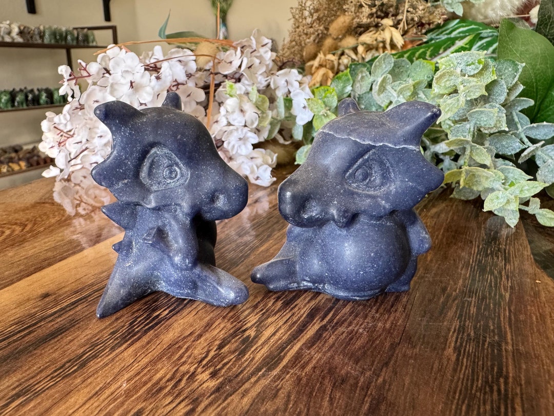 Blue Aventurine Cubone Crystal | Natural Stone Carved Pokemon ...