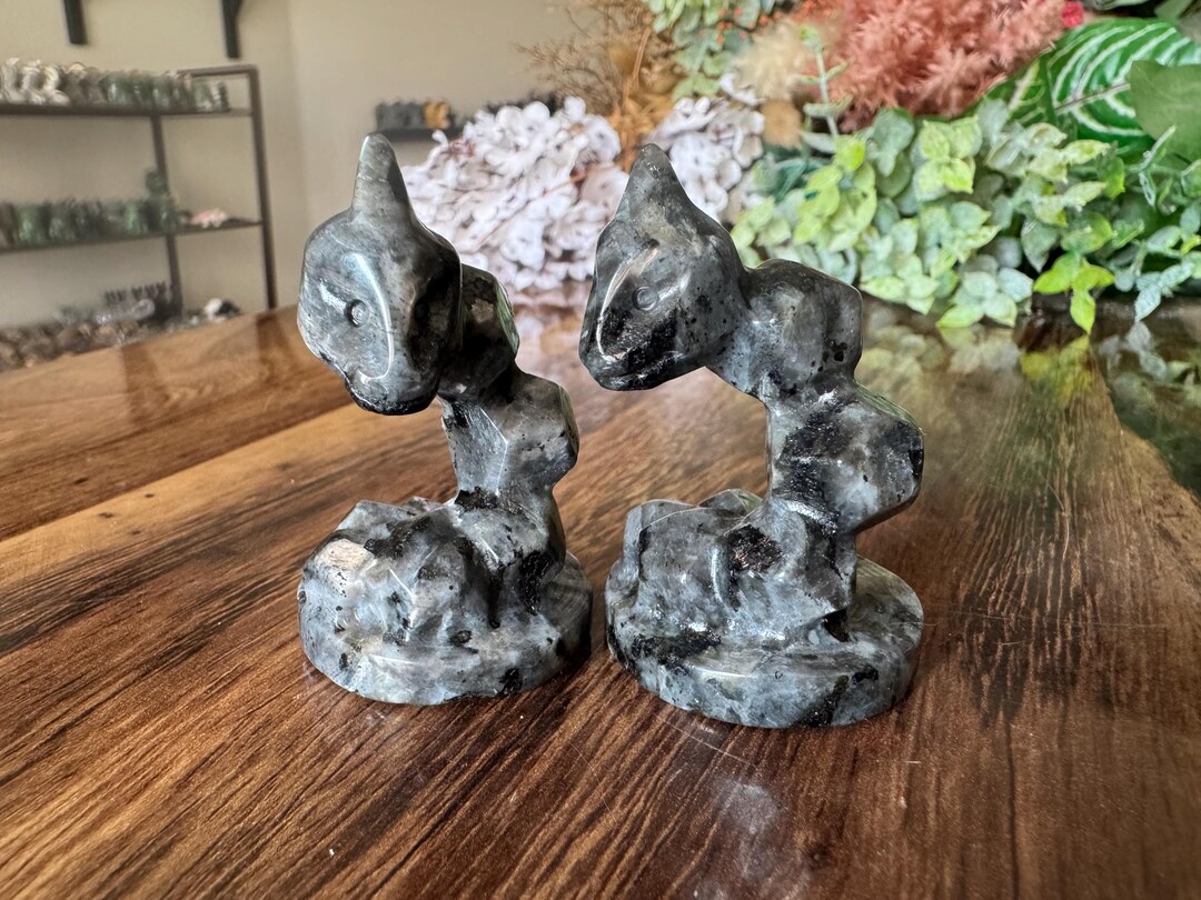 Larvikite Onix Crystal | Natural Stone Carved and Polished Onyx Pokemon ...