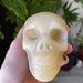 1.2lb Zebra Calcite Skull Crystal | Natural Stone Carved Phantom ...