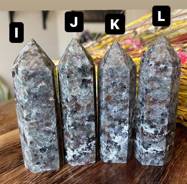 Yooperlite Crystal Tower Point Natural Polished Yooperlite - Etsy