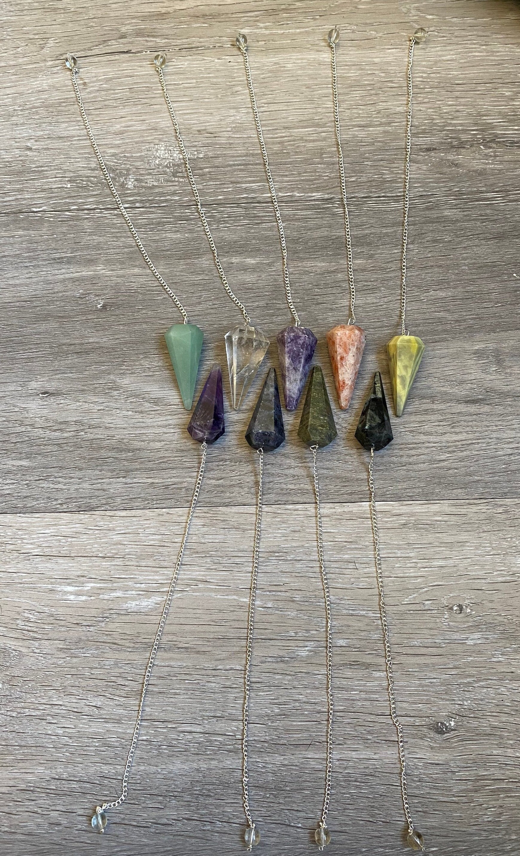 Crystal Pendulum Spiritual Healing Dowsing Tool Chakra | Etsy