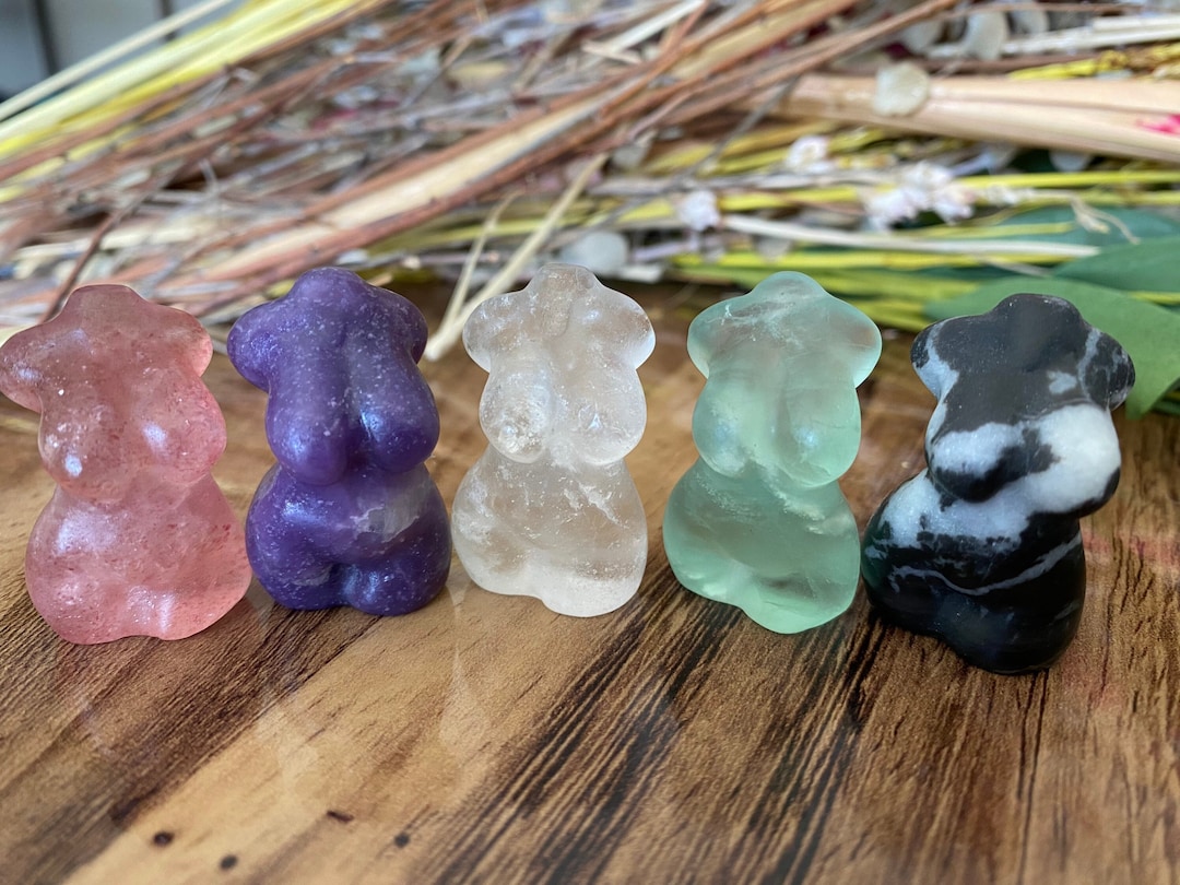 Crystal Goddess Body Assorted Small | Carved and Polished Natural Stone ...
