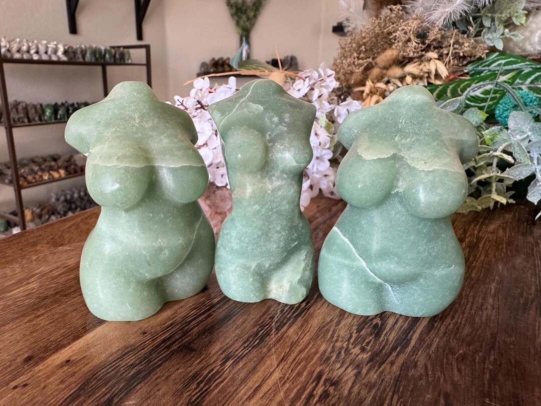 Green Aventurine Goddess Body | Natural Stone Carved Female Model ...