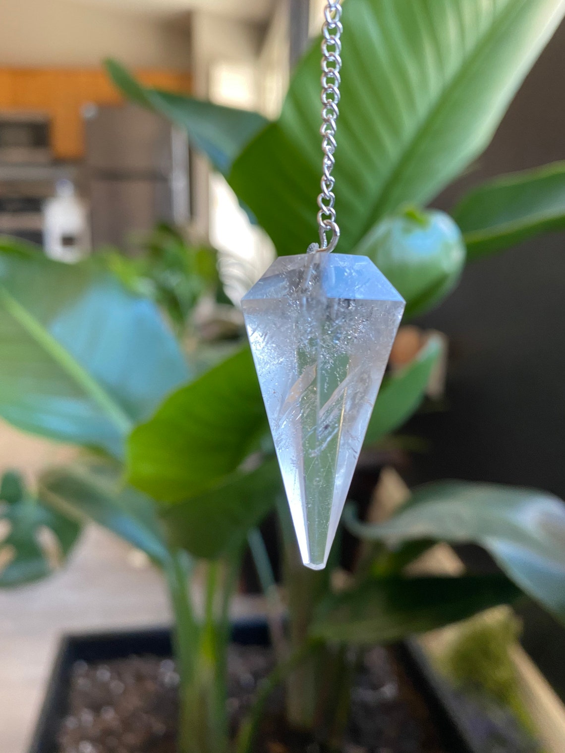 Crystal Pendulum Spiritual Healing Dowsing Tool Chakra | Etsy