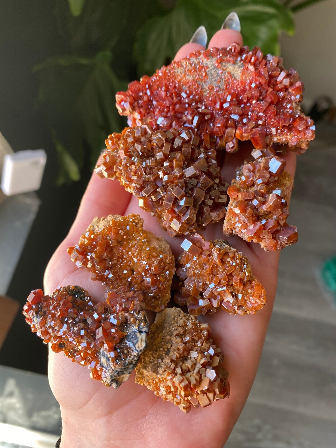 Red Vanadinite Raw Natural Crystal Cluster Authentic Mineral Specimen ...