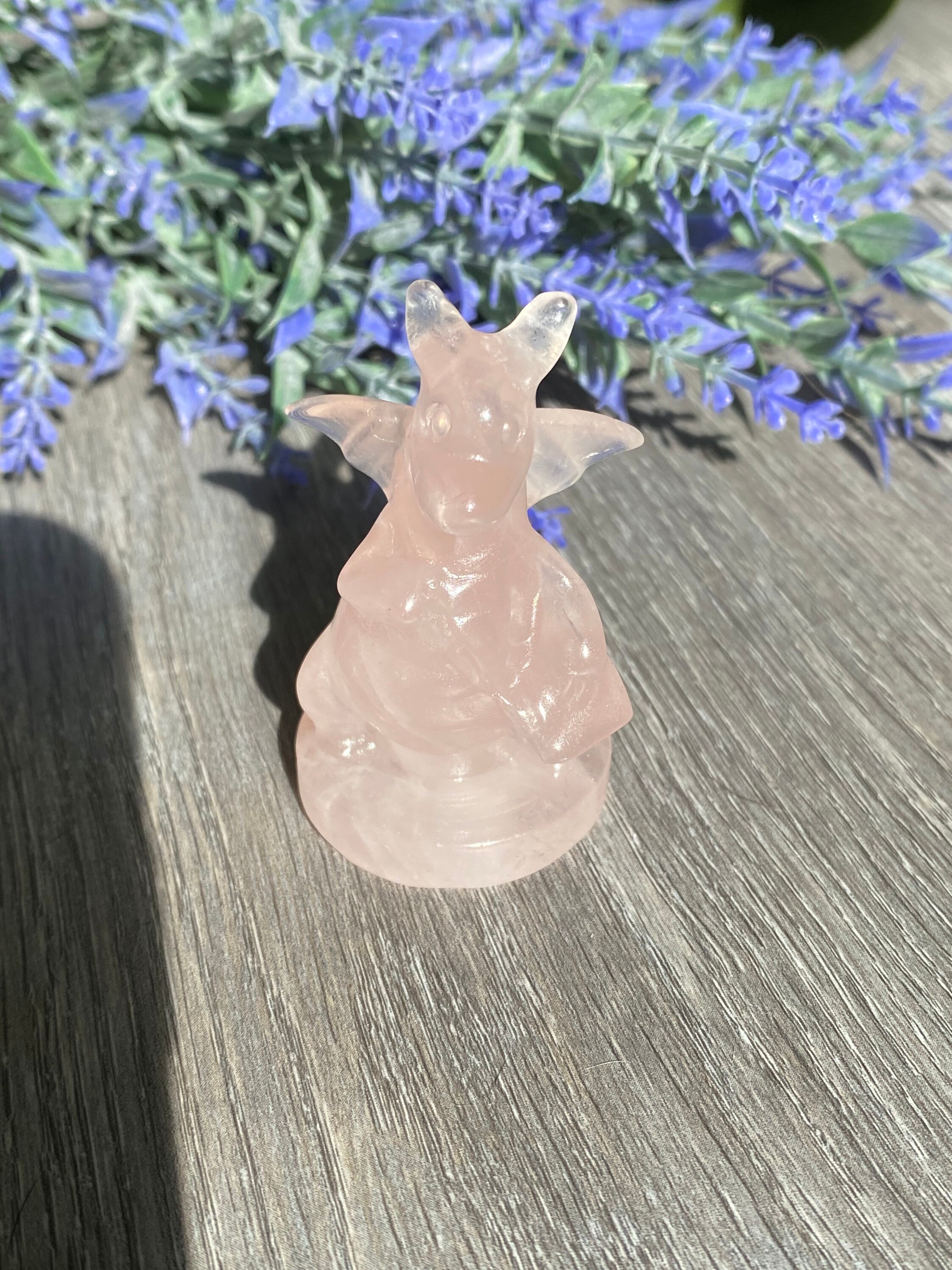 Rose Quartz Dragonite Crystal Natural Rose Quartz Stone - Etsy