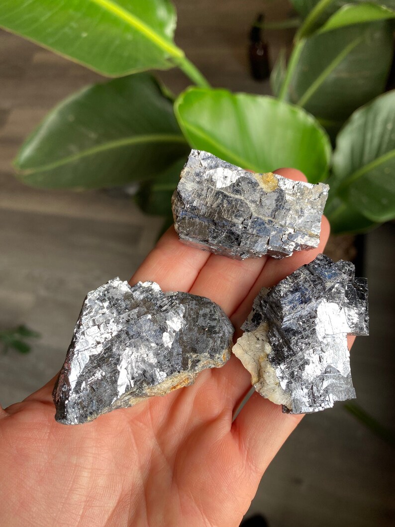 Galena Natural Rough Raw Stone Mineral Metaphysical Healing | Etsy