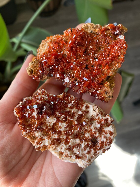 Red Vanadinite Raw Natural Crystal Cluster Authentic Mineral - Etsy