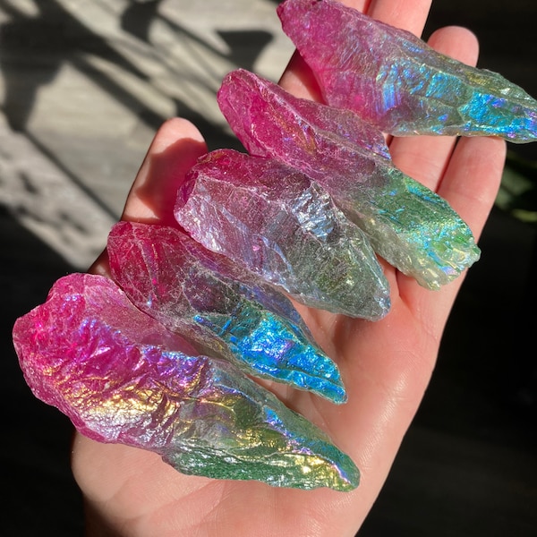 Pink Aura Quartz - Etsy