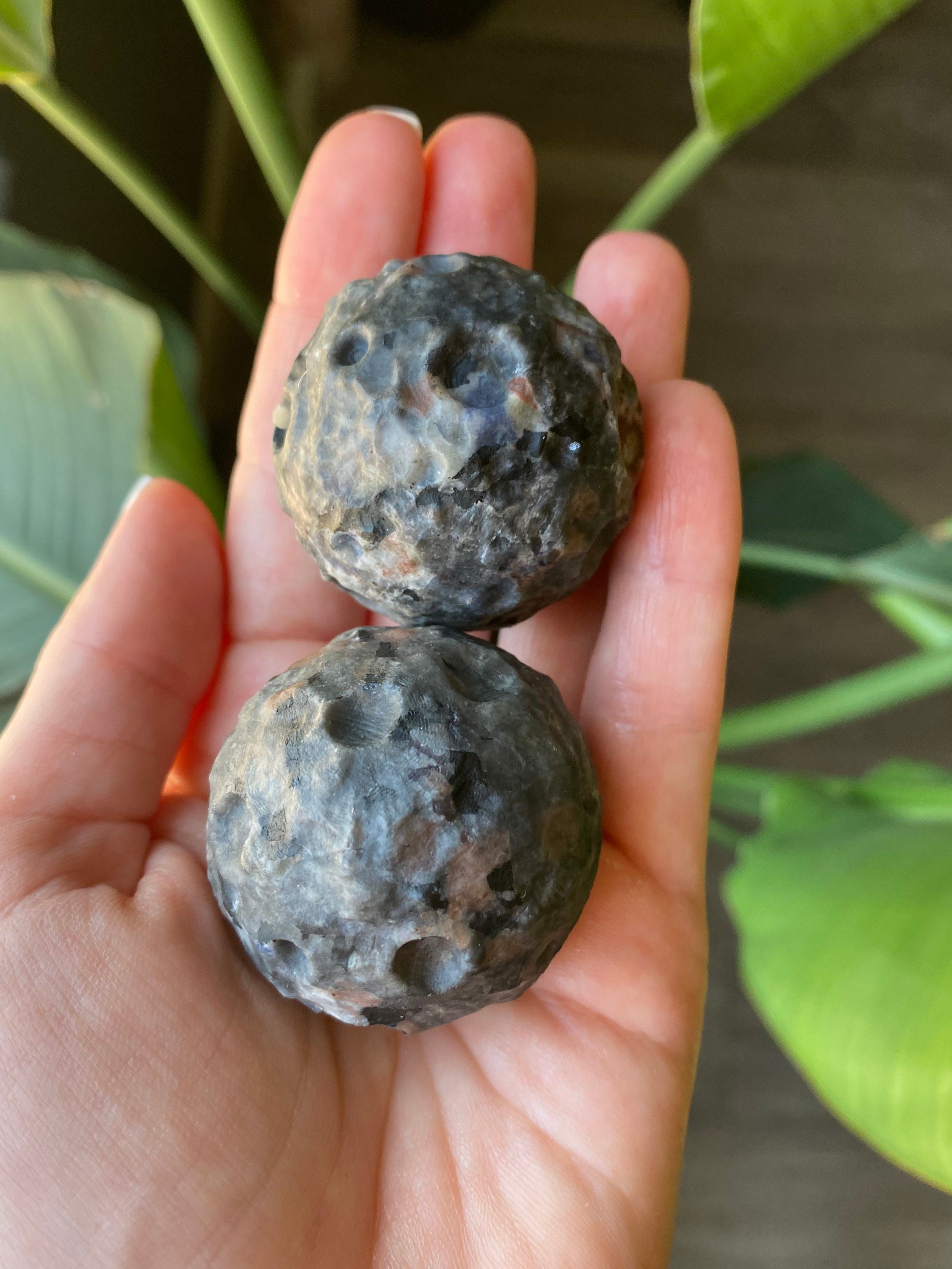 Crystal Full Moon Carved Natural Stone Lepidolite Howlite - Etsy