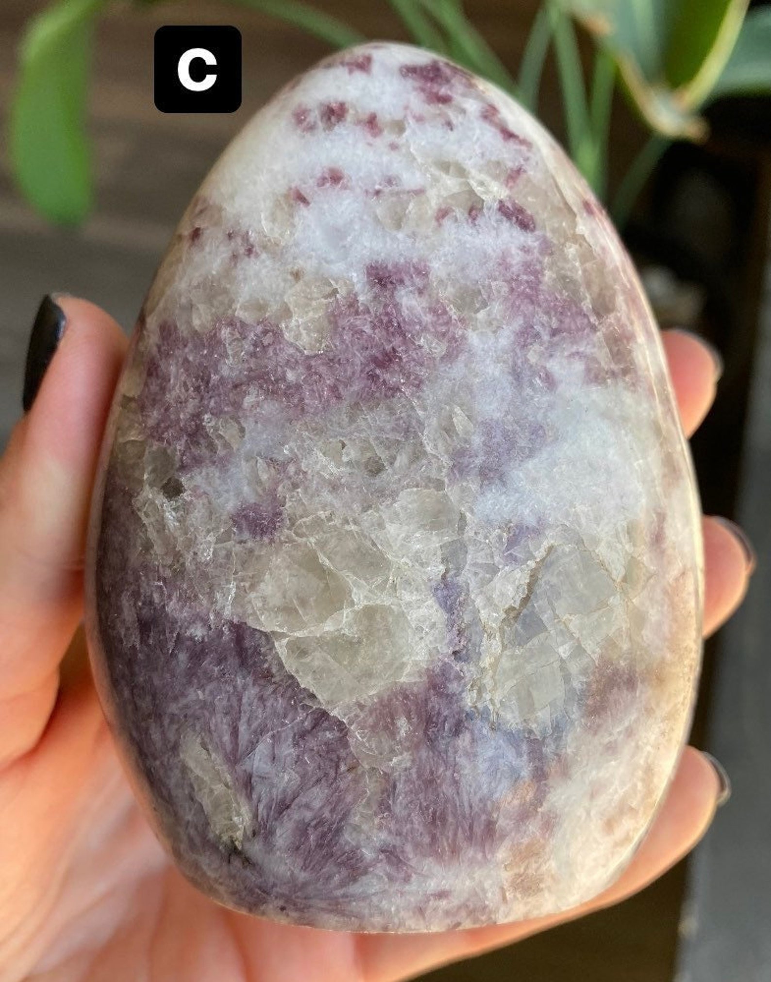 Unicorn Stone Crystal Free Form Natural Large Lepidolite | Etsy