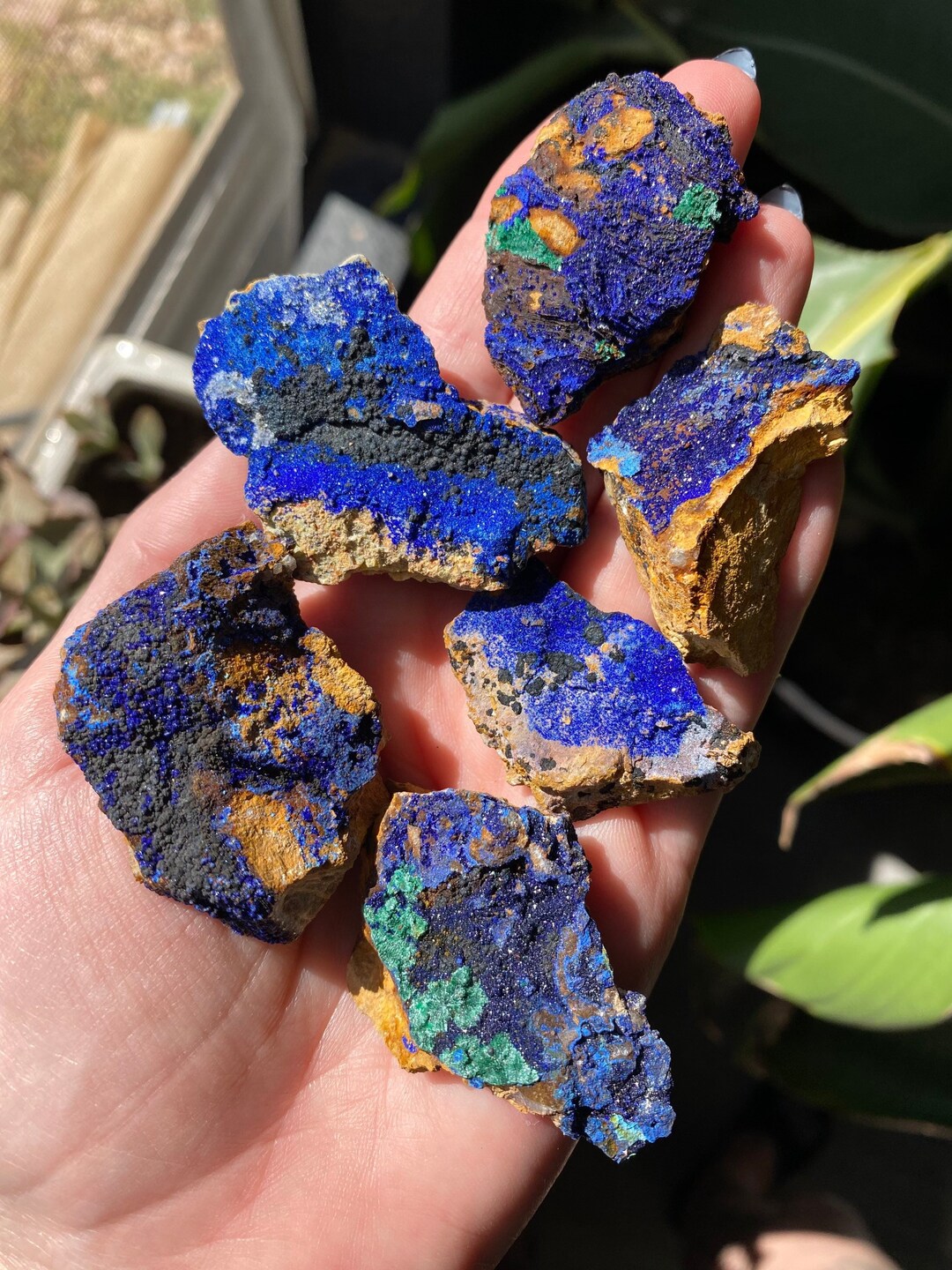 Druzy Azurite Pierre Brute Naturelle Petit Moyen Gros | Spécimen de ...