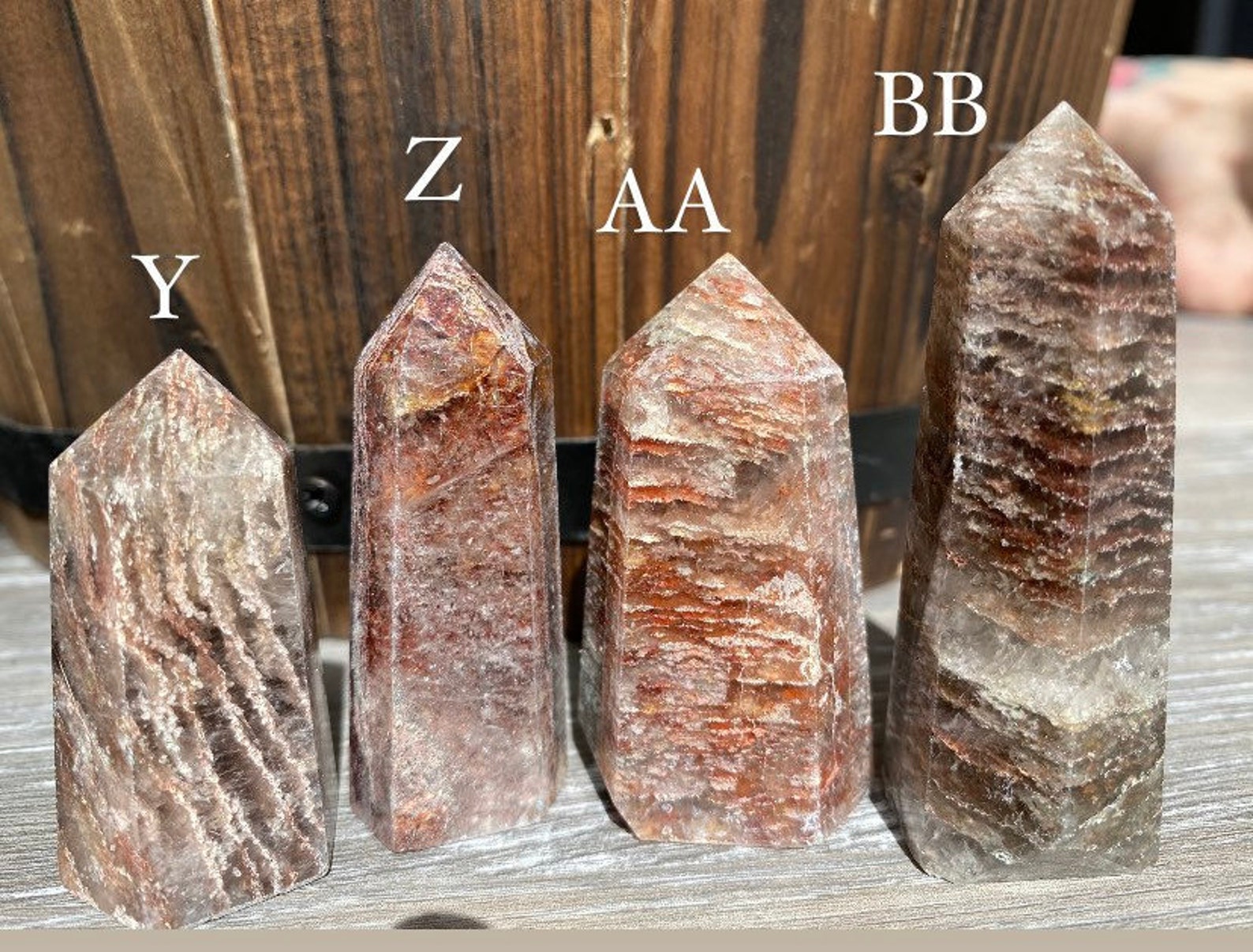 Lodolite Tower Garden Quartz Point Thousand Layer Quartz | Etsy