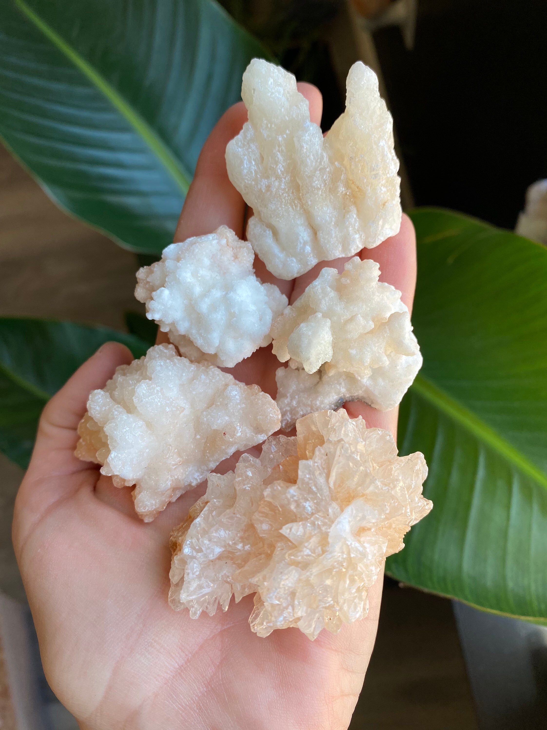 Cave Calcite Clusters Natural Raw Aragonite Metaphysical | Etsy