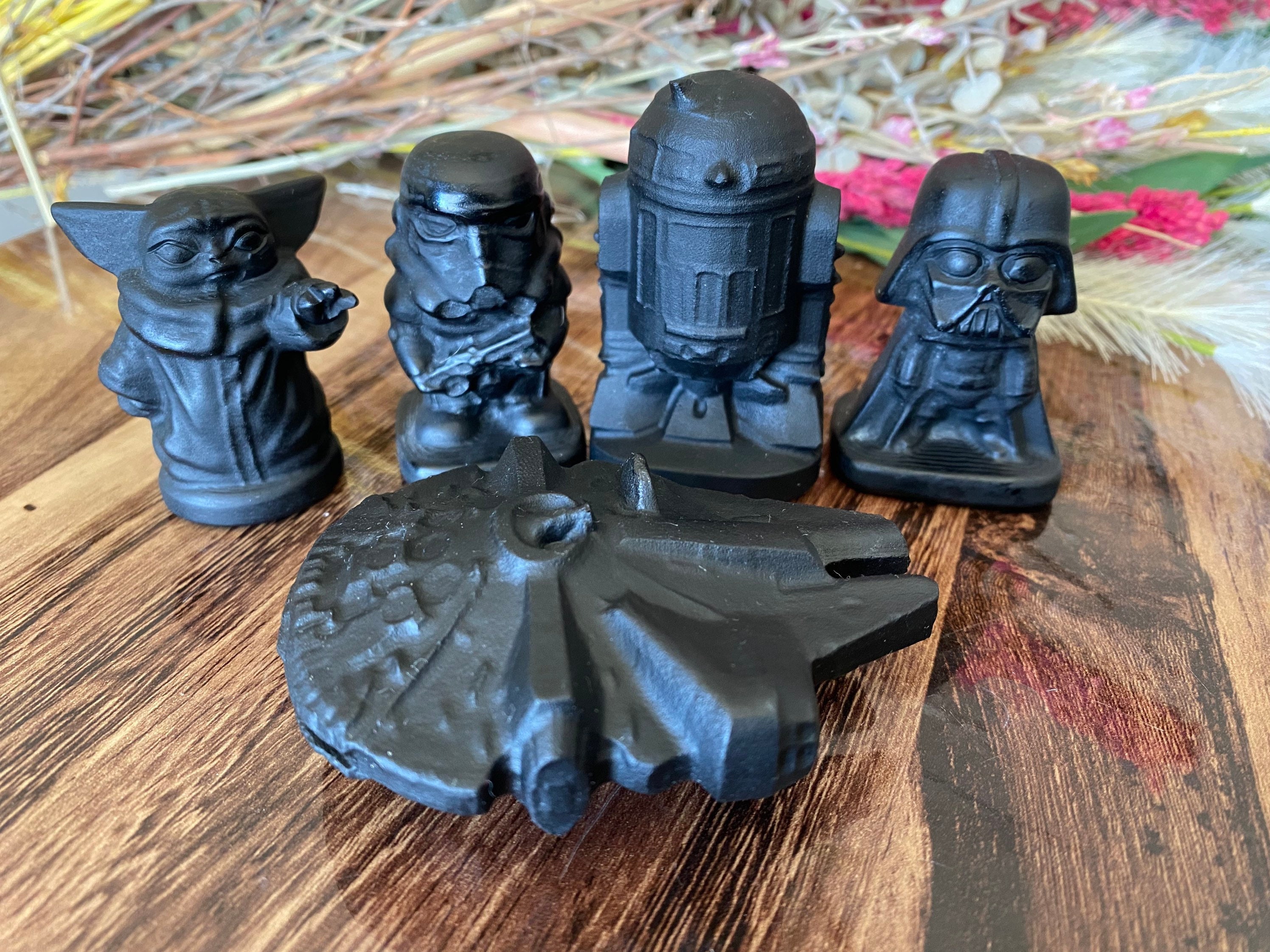 Black Obsidian Star Wars Crystals Natural Black Obsidian - Etsy