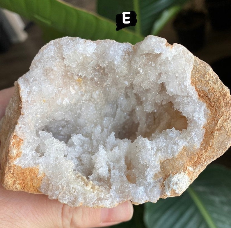 Clear Quartz Cluster Geode Half Natural Raw | Metaphysical Healing and ...