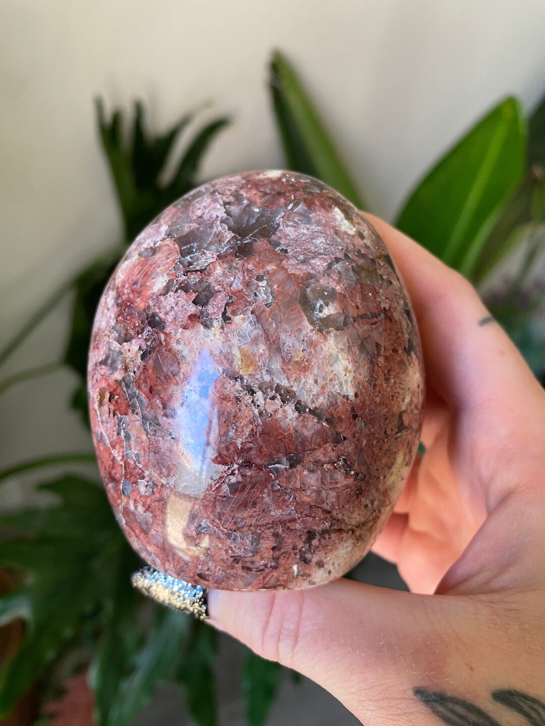 Red Feldspar Crystal Free Form | Natural Carved and Polished Stone ...