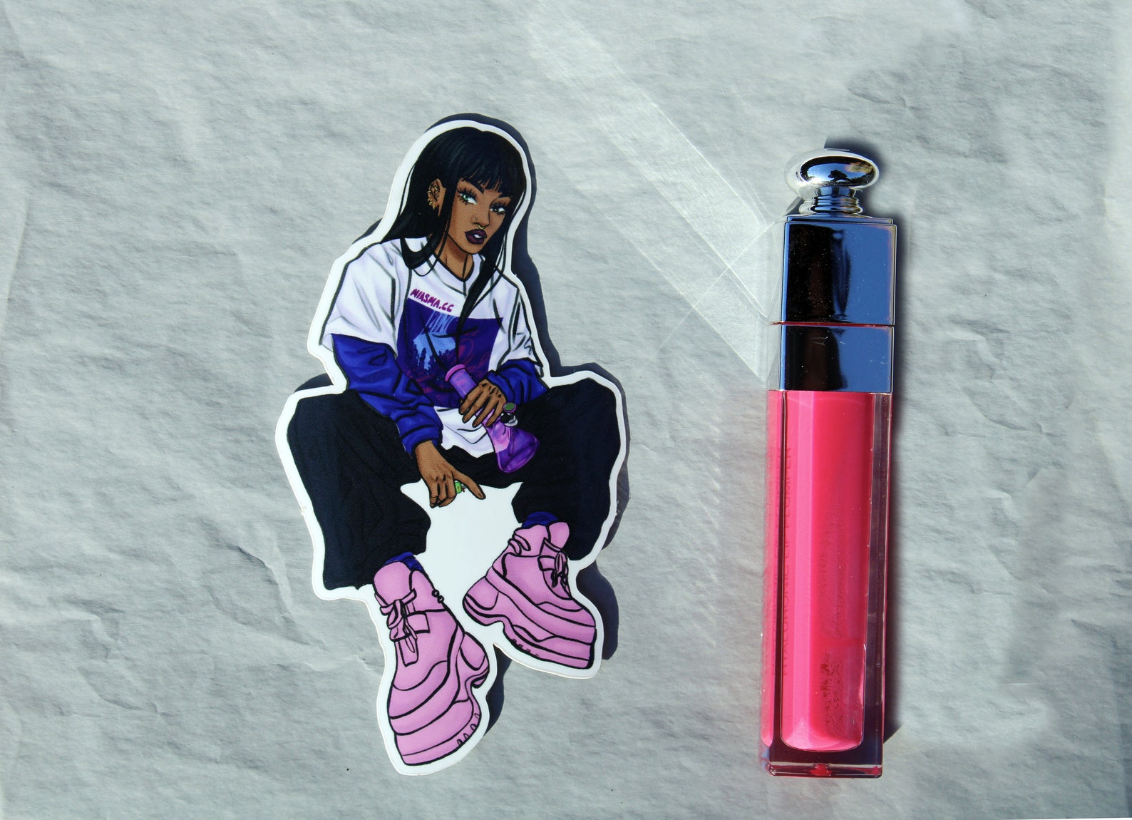 Street Style Stoner Illustrated Vinyl Sticker - Etsy