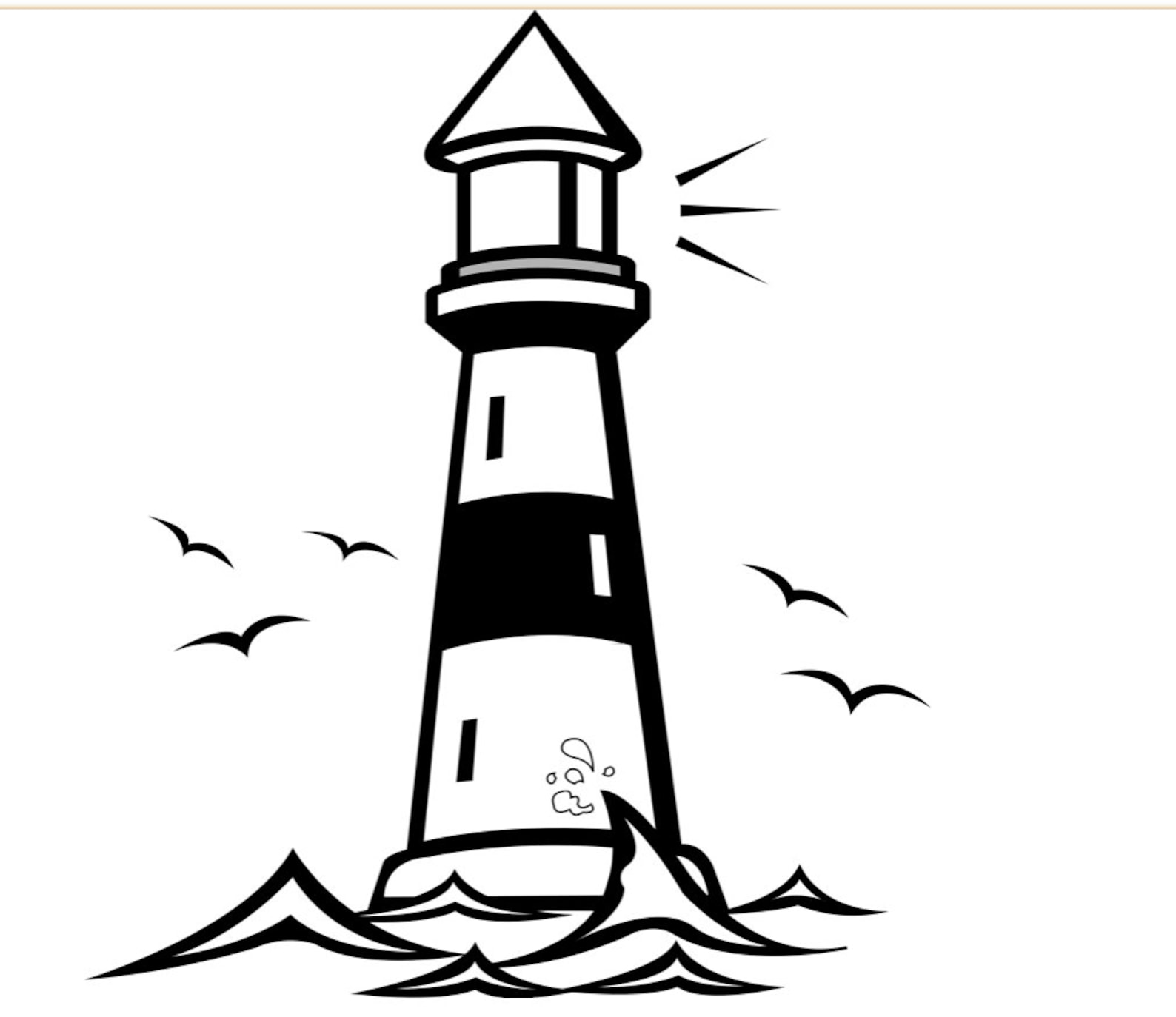 Lighthouse SVG - Etsy